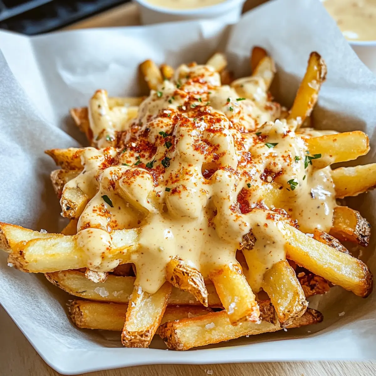 Ultimate Louisiana Voodoo Fries with Irresistible Cheese Sauce